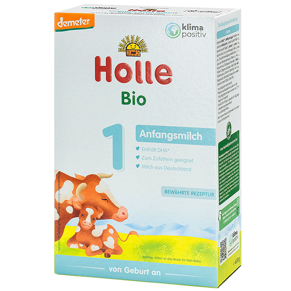Holle Cow's Milk Organic Infant Formula | Holle Organic Baby Food ...